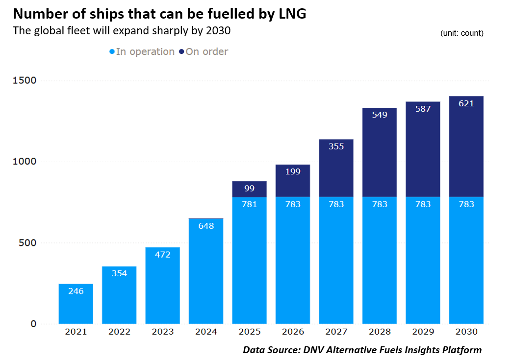 LNG demand for ships set to at least double by 2030 globally | Gas Processing & LNG